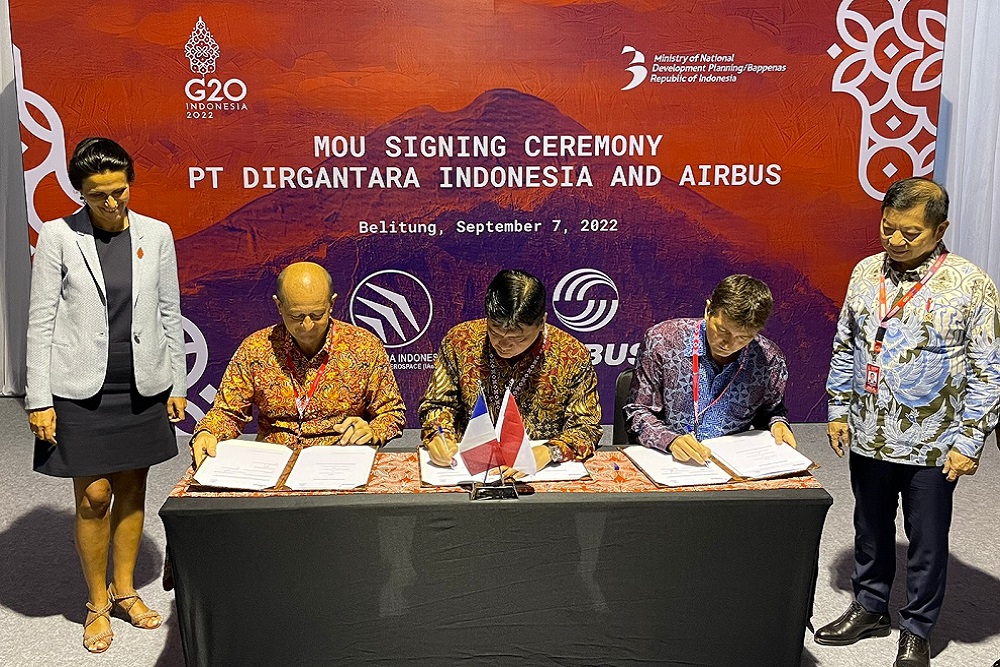 PT Dirgantara Indonesia Teken Kerja Sama dengan Airbus, Soal Apa? PT Dirgantara Indonesia Teken Kerja Sama dengan Airbus, Soal Apa?